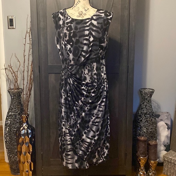 Enfocus Studio | Dresses | Enfocus Faux Wrap Sleeveless Dress | Poshmark